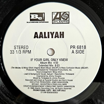 HIP-HOP & R&B / NEW JACK SWING - AALIYAH - IF YOUR GIRL ONLY KNEW - BE ...