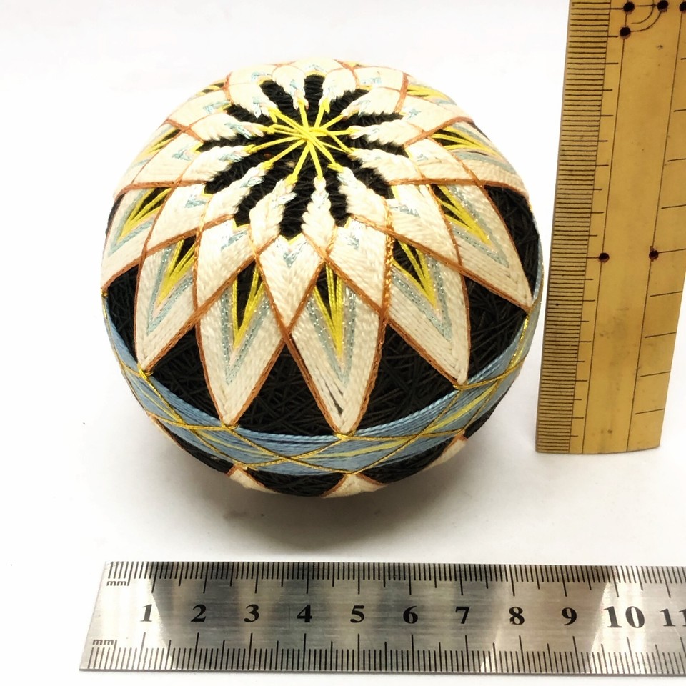 Japanese Temari Thread Luxury Hand Ball Handmade Vtg Traditional Art ...