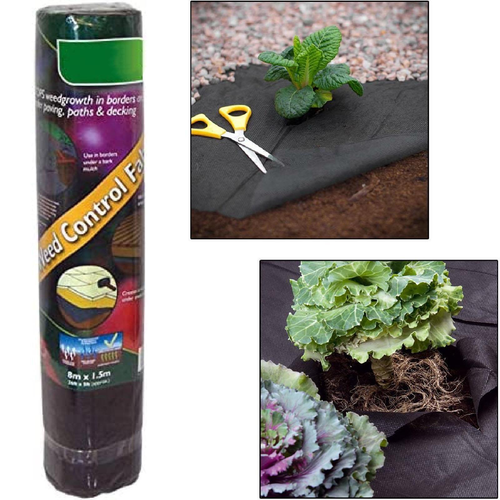 Heavy Duty Weed Control Fabric Membrane Garden Landscape Ground Cover ...