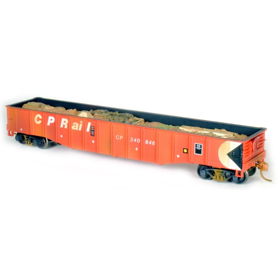 HO ATHEARN --- CP RAIL 50' GON 340846 w/ SCRAP LOAD --- "USED ...