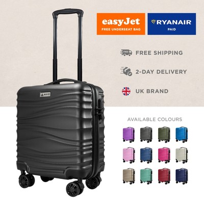 AVIO Wave Cabin Suitcase 45x36x20cm Lightweight Double-Wheel Luggage ...