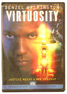 Virtuosity DVD Denzel Washington Widescreen Science Fiction Action ...