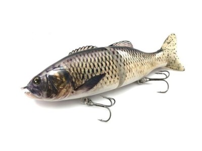 1 ct. CUSTOM COLOR RAPTOR 8" 3 oz. DOA BASS Swim baits musky pike lures ...