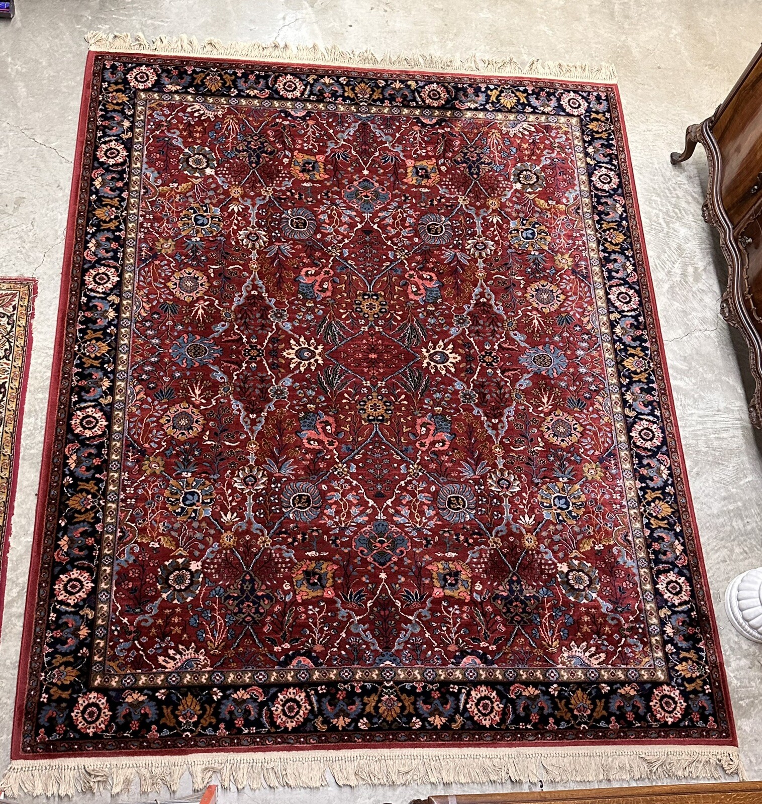 Vintage Karastan RUG Multicolor ISPAHAN #766 10' 6" x 8' 8" circa 1990 ...