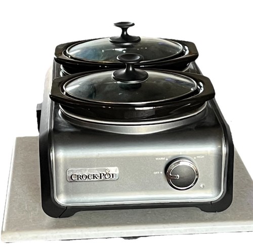 Crock-Pot Hook Up Double Oval Connectable 1-Quart Slow Cookers Model ...
