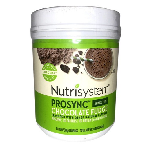 Nutrisystem ProSync Chocolate Meal Replacement Protein Shake Mix - 14 ...