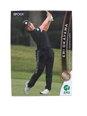 2021 ERI OKAYAMA #30 EPOCH Japan Ladies Golf Card JLPGA OFFICIAL CARD ...