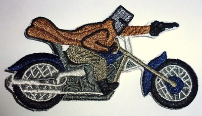 Ned KELLY - Coudre Ou à Repasser Motard Moto Patch 90mm x 50mm | eBay