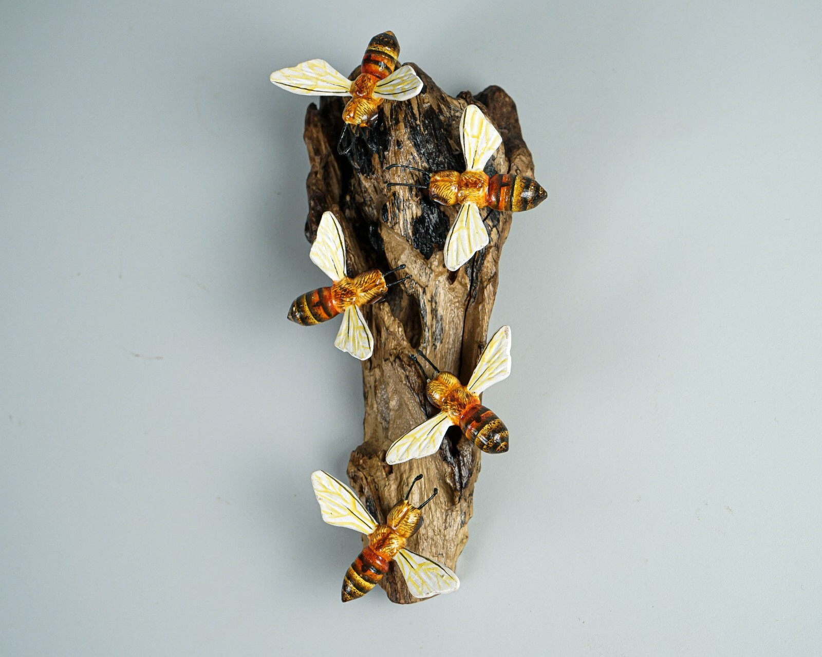 Bee Comb Statue, Bees Figurine, Bee Wall Hanging, Animal Wall Decor ...