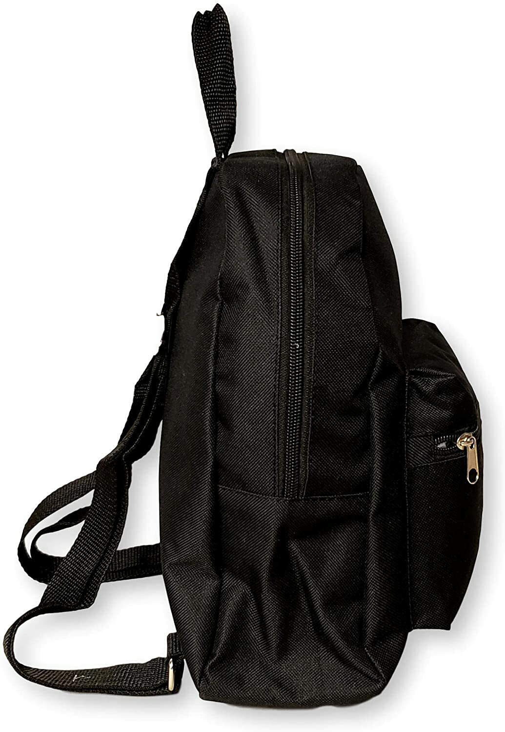 Black Small Mini Backpack Fashion School Travel Adjustable Shoulder ...