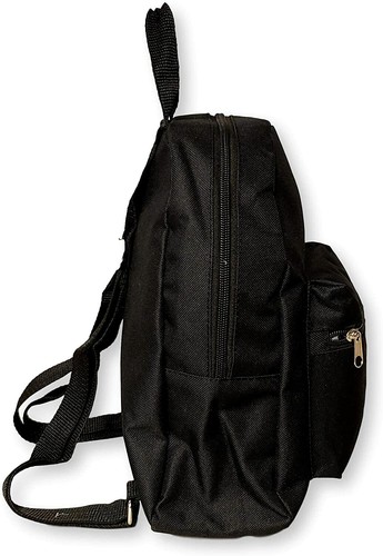 Black Small Mini Backpack Fashion School Travel Adjustable Shoulder ...