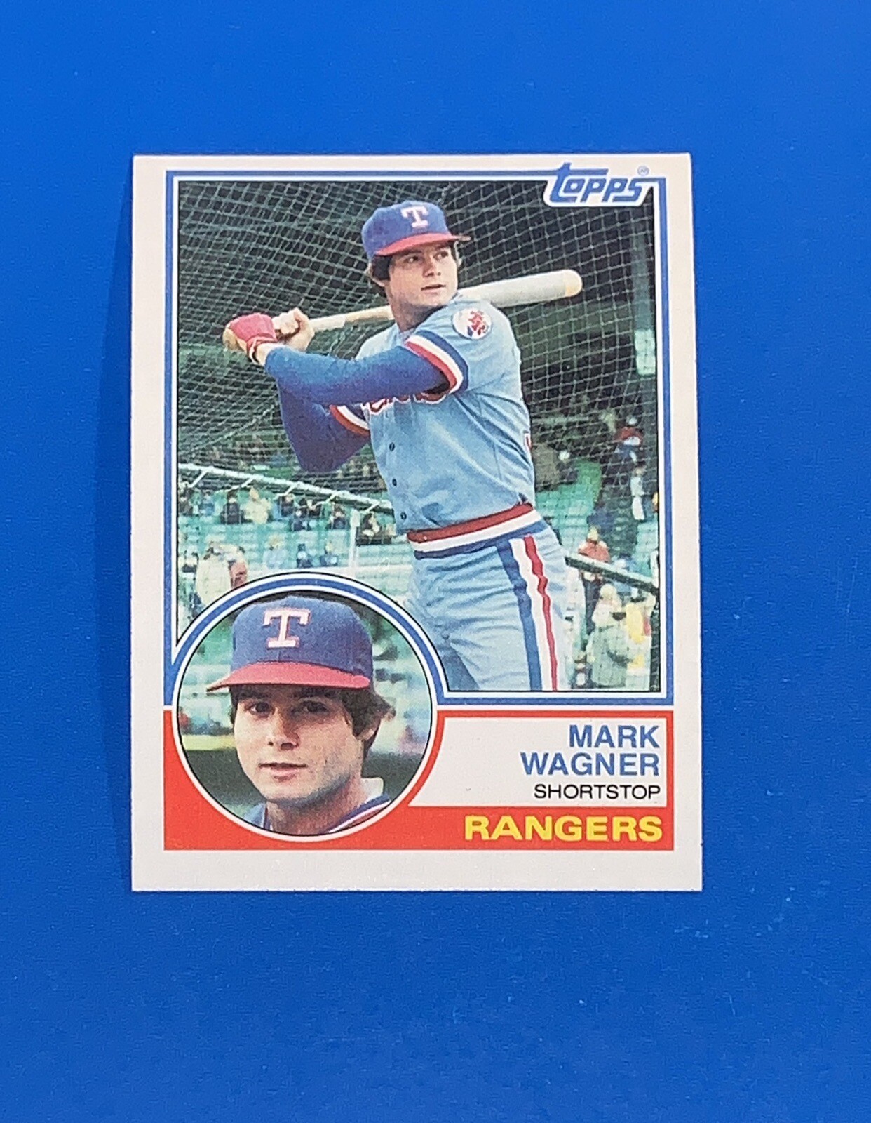 1983 Topps Mark Wagner Baseball Card #144 Texas Rangers Set Break NM ...