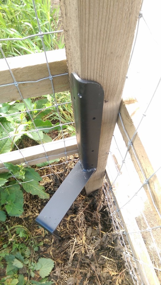 Easy Fence Post Repair Support For Corner And Round Post Or Tree Brace ...