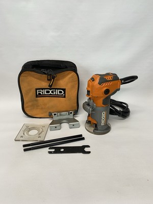 RIDGID 1-1/2" Peak HP Corded Compact Fixed Base Router R2401 C4 ...