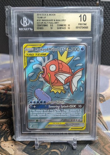 Pokemon - Team Up - Magikarp & Wailord GX - Alt Art #161 BGS 10 ...