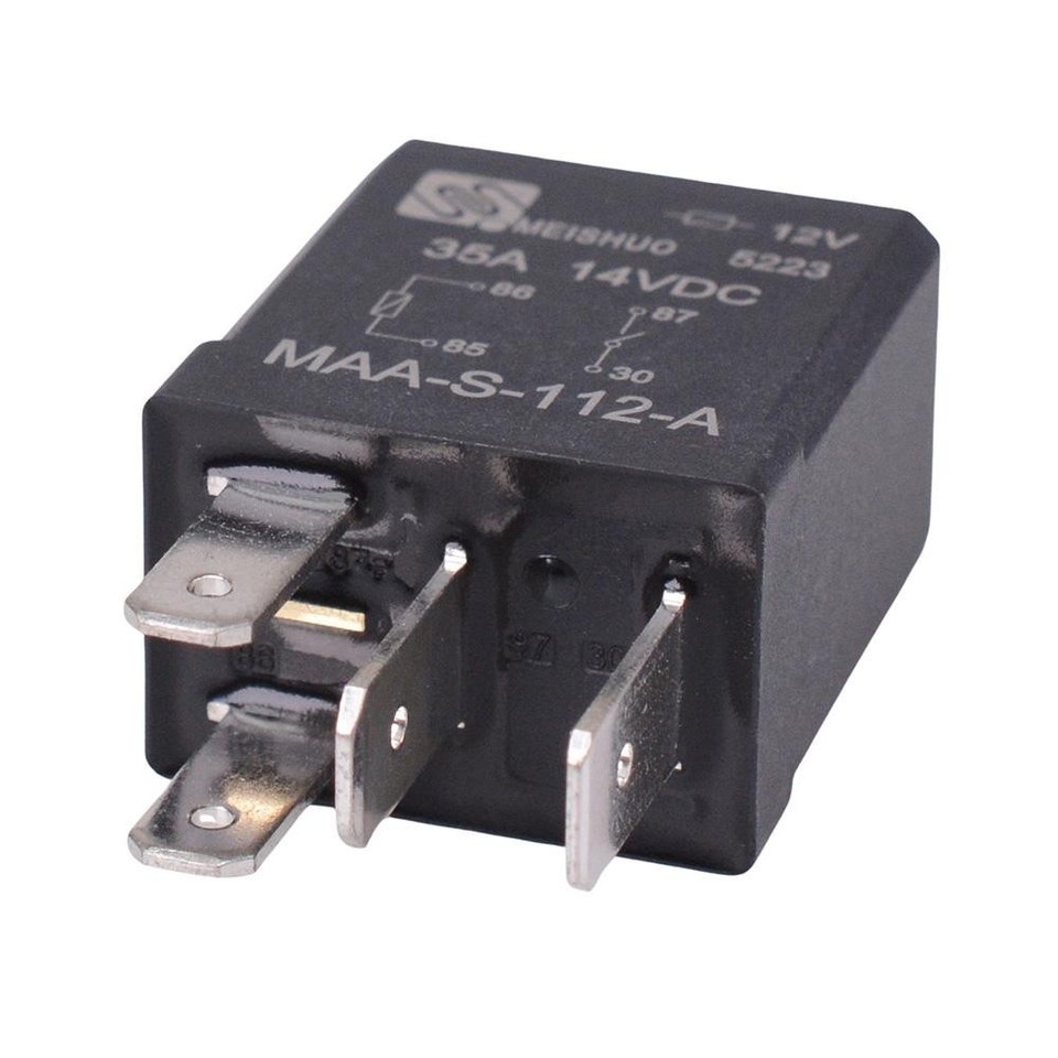5x 12V Micro Automotive Relay 30A 4-Pin SPNO Auto Car | eBay UK