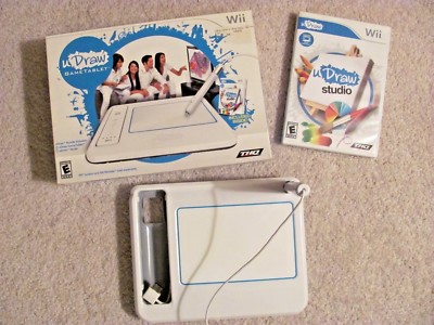 NINTENDO Wii U DRAW STUDIO GAME WITH TABLET | eBay