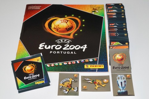 PANINI EM 04 Euro 2004 - Komplettset + Album + Tüte Ronaldo Rookie Top ...