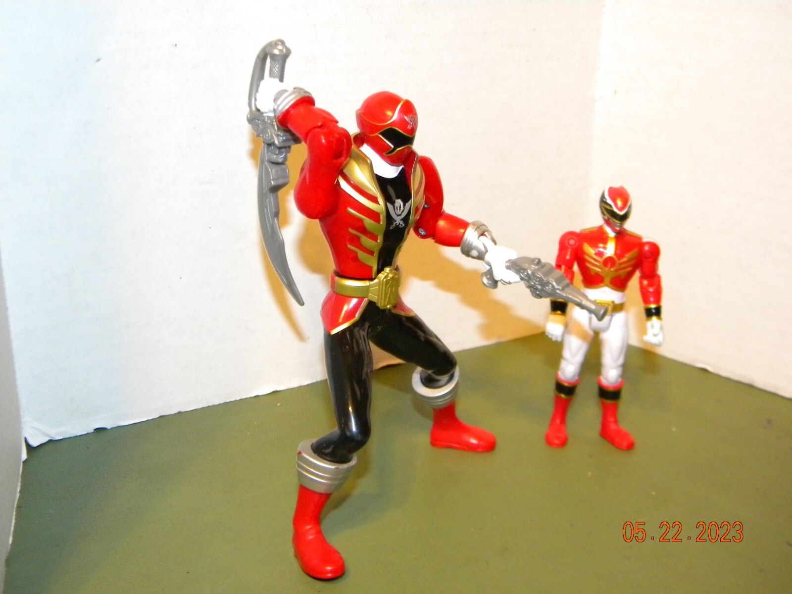 Power Rangers Super Megaforce Red 6" Battle Action Figures Toys Bandai ...