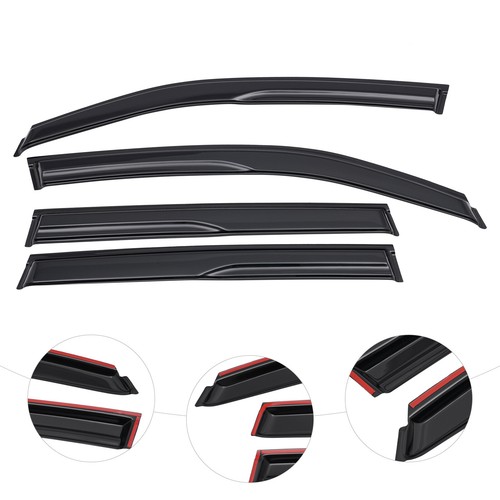 Window Visors Rain Guards Vent Shade Deflectors For 2014-2018 Subaru ...