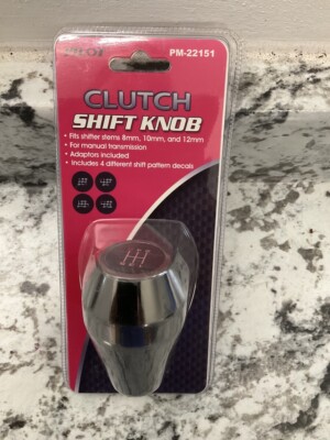 Pilot PM-22151 Manual Trans Shift Knob For Shifter Stems 8mm, 10mm, And ...