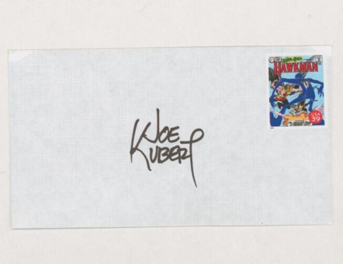 Joe Kubert SIGNED Hawkman ~ JLA / JSA ~ USPS Comic Art Stamp on ...