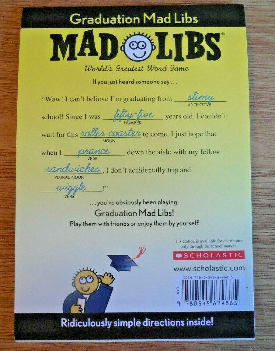 Graduation Mad Libs