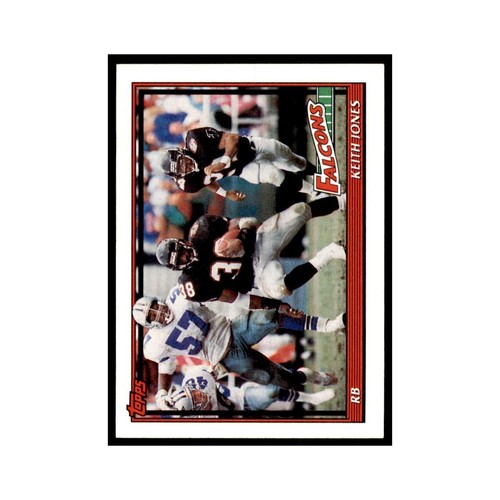 Keith Jones 1991 Topps #570 Atlanta Falcons Football Card NM | eBay