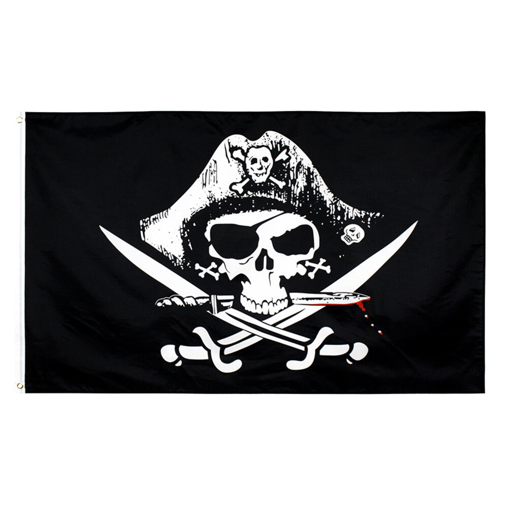Pirate Banner Skeleton Terrifying Pirate Flags For Garden Roof ...