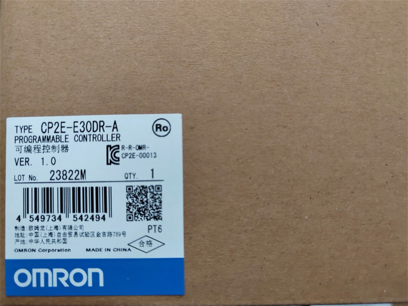 NEW OMRON CP2E-E30DR-A Programmable Controller | eBay