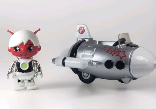 bonkers ryans world pull back rocket space ship with alien figure | eBay