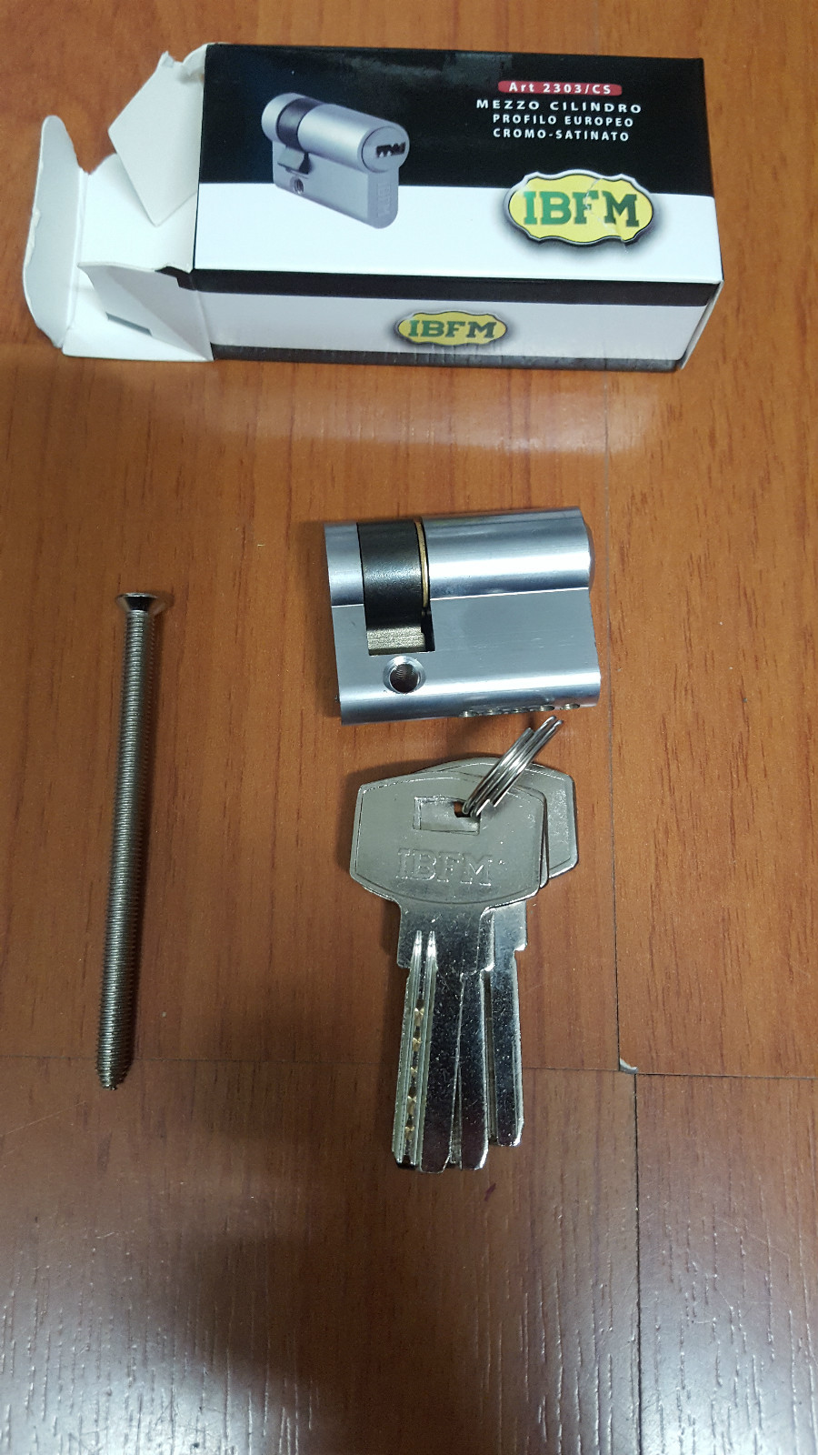 IBFM 2303CS MEZZO CILINDRO EUROPEO MM. 40 (30-10) IN KA CON CHIAVI ...
