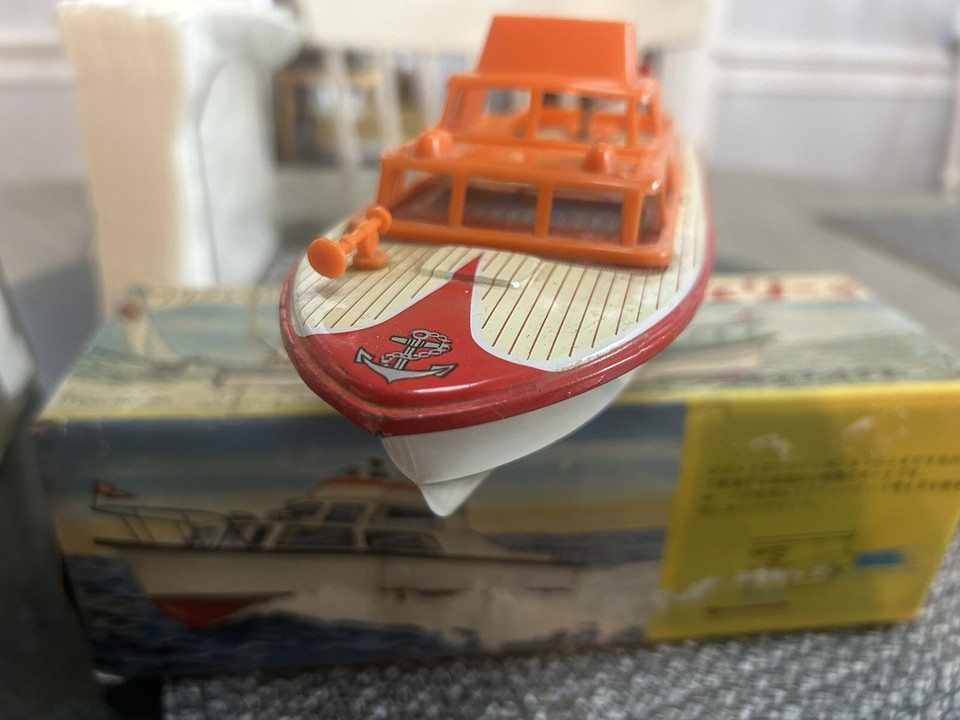 Vintage Wind Up Boat Japan Item No.36 With Original Box | eBay