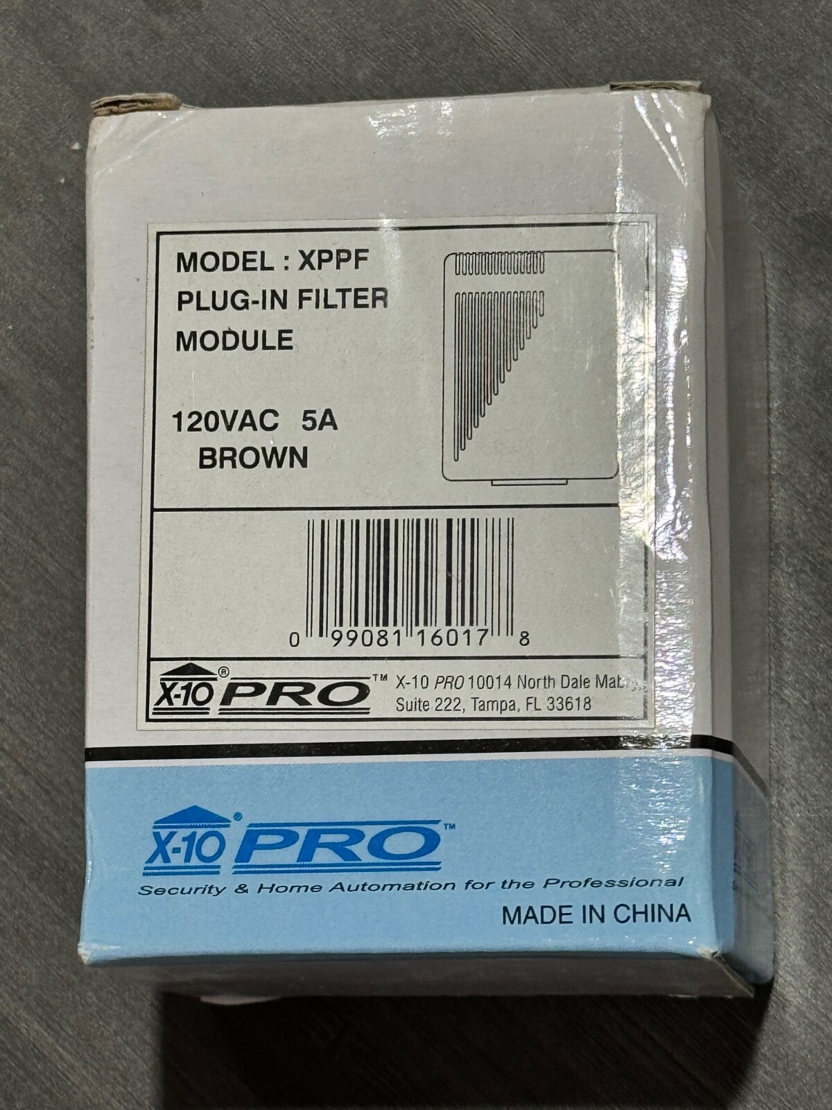 X10 Pro XPPF Plug-in Filter Module 5A 120VAC Brown USA | eBay