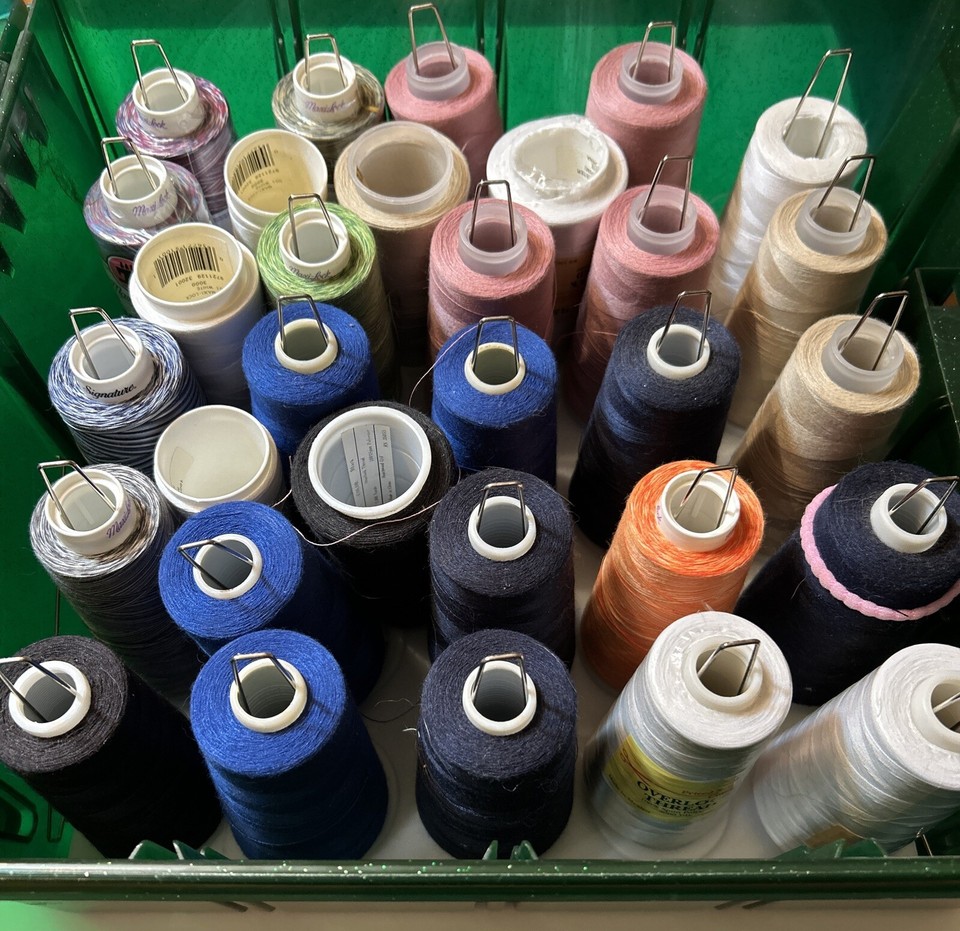 Sewing & Crafts Embroidery Thread Spools mixed lot Various Colors ...