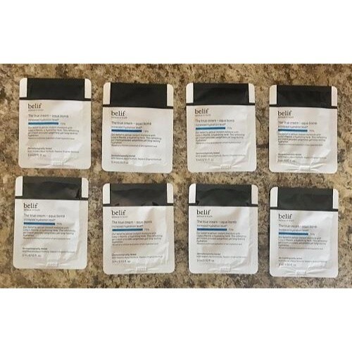 LOT OF 60 BELIF THE TRUE CREAM MOISTURIZING BOMB PACKETS | eBay