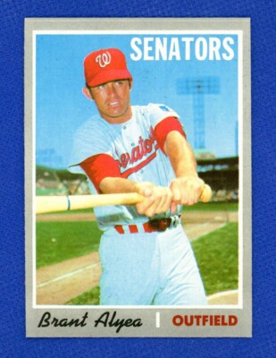 1970 Topps Baseball # 303 Brant Alyea Washington Senators | eBay
