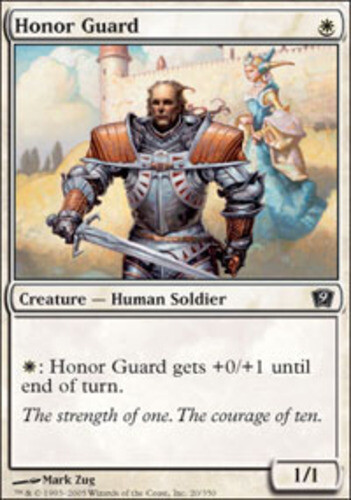 Moderate Play, English MTG Regular Honor Guard 9th Edition Magic the ...