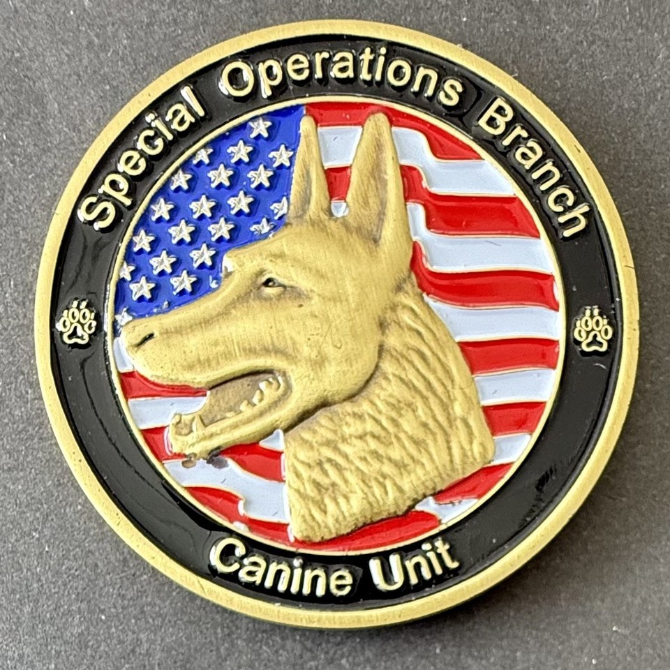 USSS Secret Service Uniformed Division K9 EOD Challenge Coin | eBay