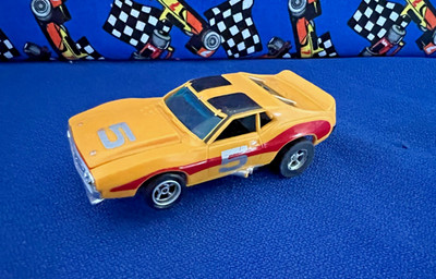 Vintage Aurora AFX AMC Javelin Trans Am Butterscotch/Red #5 Ho Slot Car ...