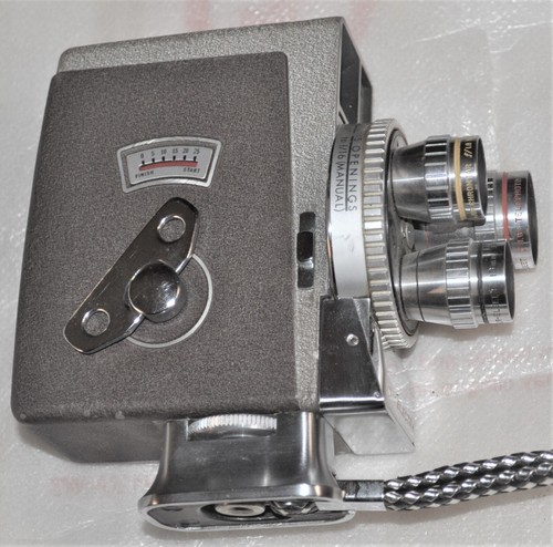 DeJUR ELECTRA VINTAGE 8MM MOVIE CAMERA TURRET LENS IN COMMERCIAL ...