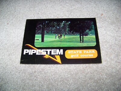Pipestem State Park Golf Course Scorecard | eBay