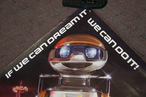 Vintage Rare Disney Epcot Horizons GERO General Electric Robot Poster ...