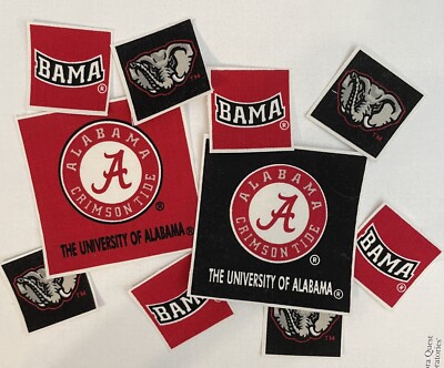 University of Alabama - Iron On Fabric Appliques - Sports Patches | eBay