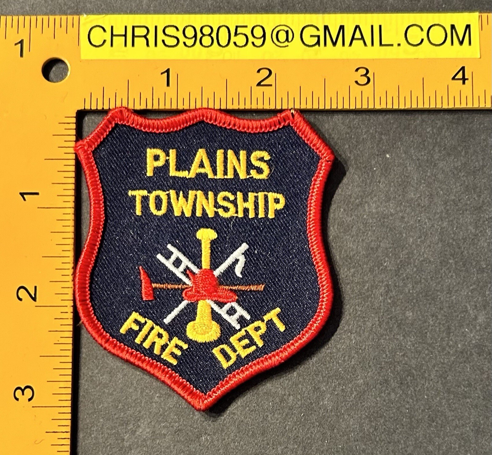PENNSYLVANIA PA PLAINS TOWNSHIP FIRE DEPT PATCH LUZERNE COUNTY | eBay