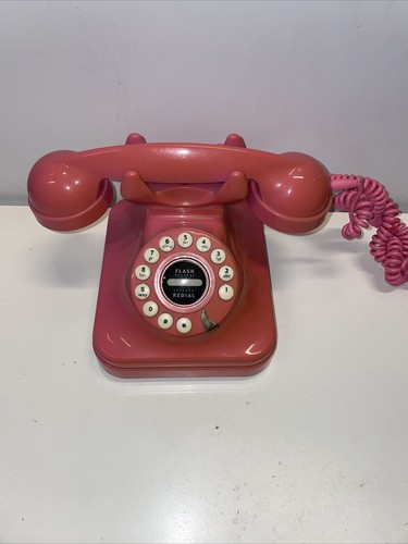 Pottery Barn Pink Phone push button Vintage replica | eBay