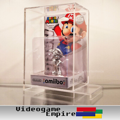 1x ACRYL BOX CASE (UV) für amiibo (1. Gen, Large) OVP Verpackung Hülle ...