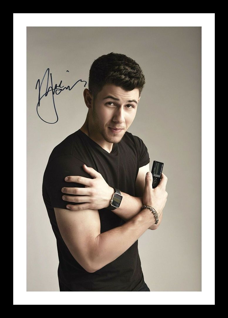 Nick Jonas Autograph Signed & Framed Photo | eBay UK