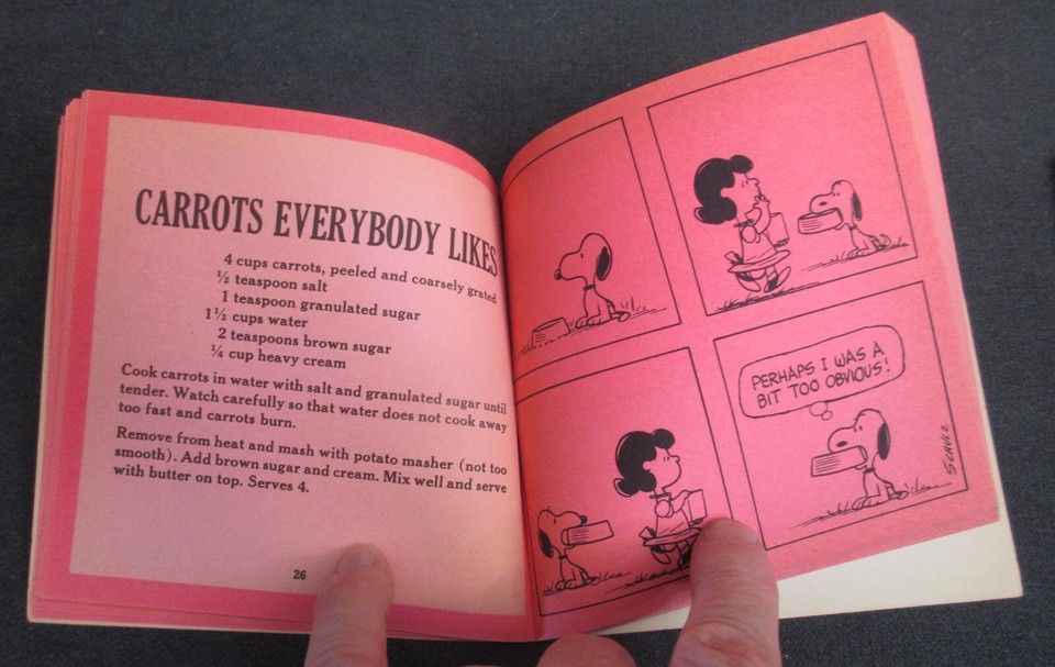 "Peanuts Cook Book" recipes June Dutton illustrations Charles M Schulz ...