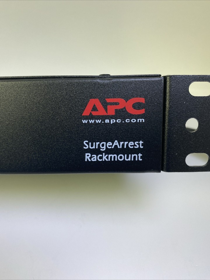 APC SurgeArrest NET9RMBLK 9-Outlet 120V Rackmount Surge Protector ...